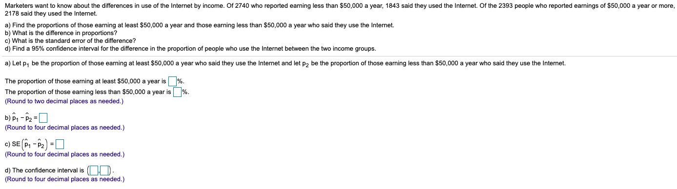 Solved Marketers want to know about the differences in use | Chegg.com