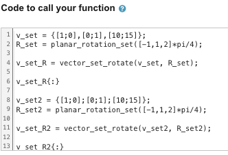 Solved Rotate set of vectors solutions submitted (max: | Chegg.com