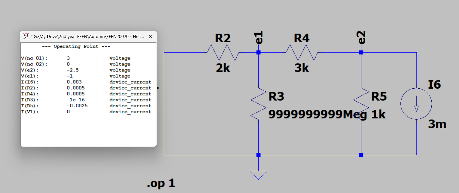 Solved Find The Voltage At Node E1 ﻿using I ﻿node Voltage 2711