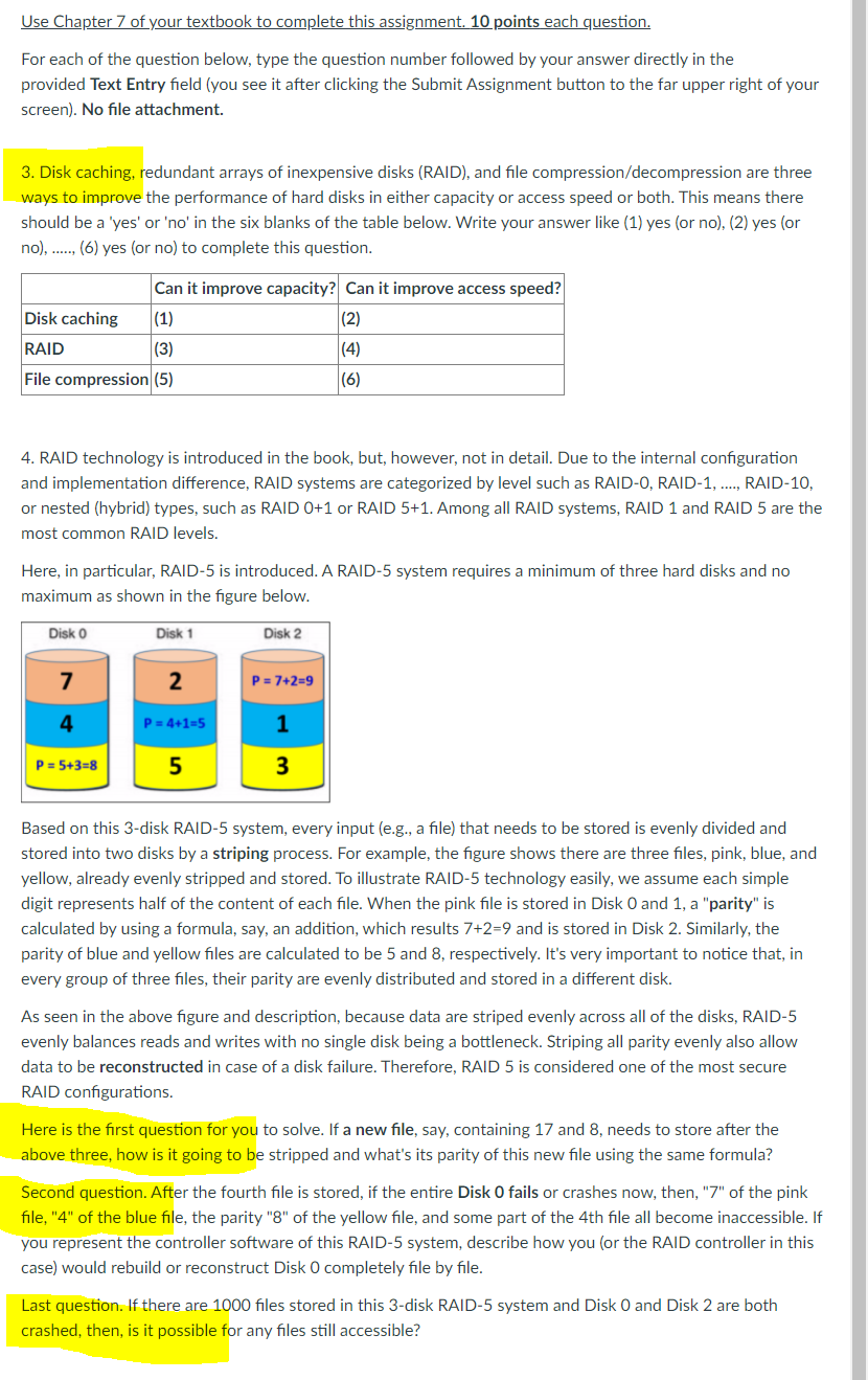 Solved Use Chapter 7 of your textbook to complete this | Chegg.com