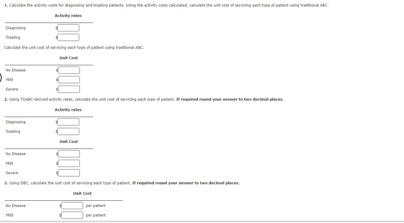 Solved matrix shown below.Calculate the unit cost of | Chegg.com