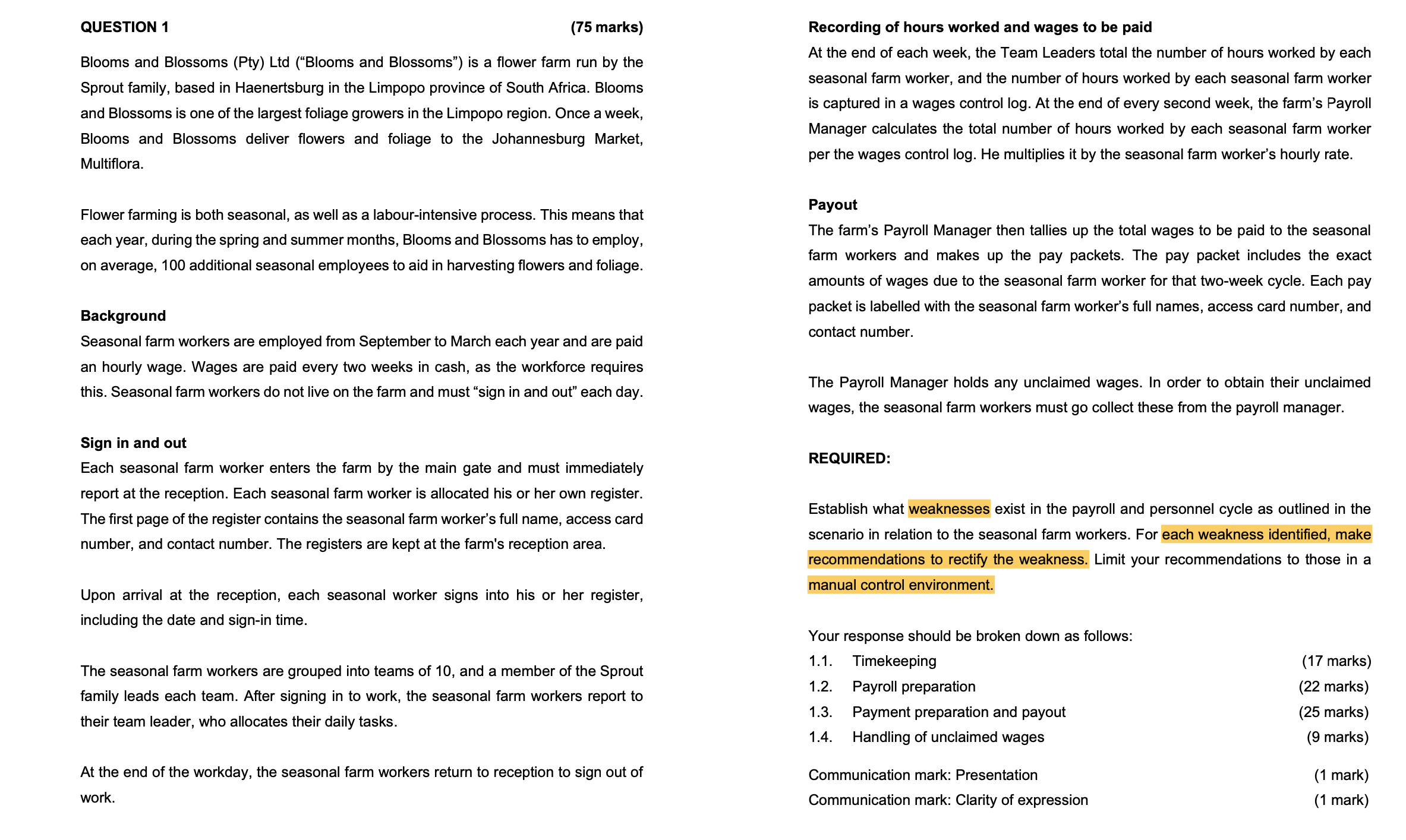 Solved help me with question 1 ﻿for an auditing assignment | Chegg.com