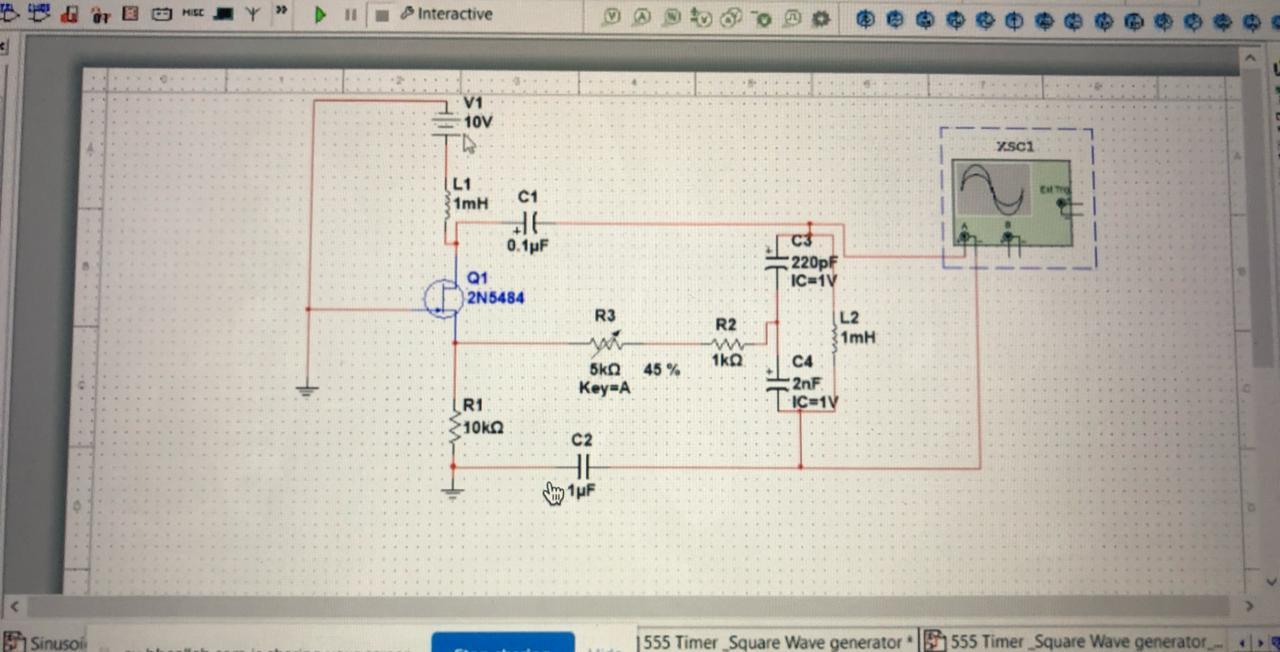 SINUSOIDAL OSCILLATORS OBJECTIVE In this experiment, | Chegg.com
