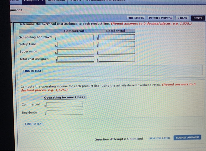 Solved nment NEXT 4 BACK FULL SCREEN PRINTER VERSION | Chegg.com
