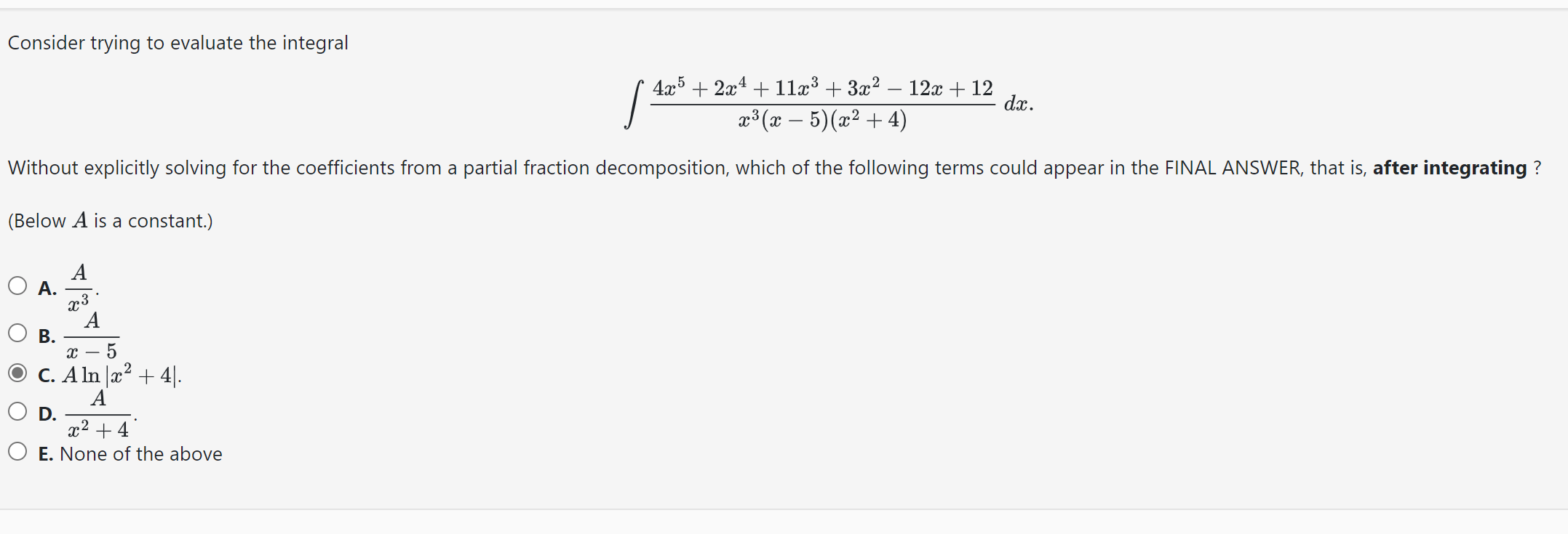 Solved Consider trying to evaluate the | Chegg.com