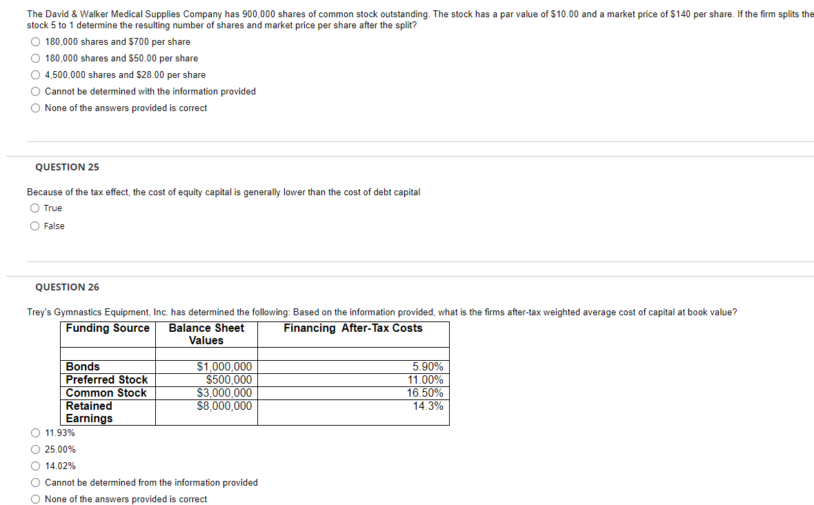 Solved stock 5 to 1 determine the resulting number of shares | Chegg.com