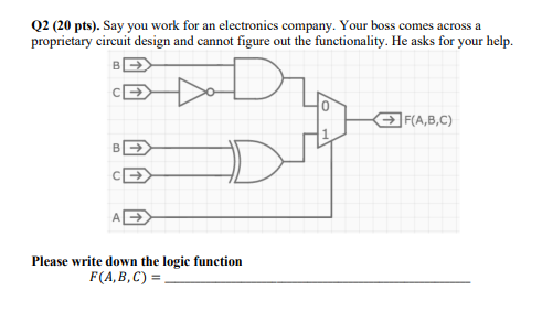 Solved Q2 (20 pts). Say you work for an electronics company. | Chegg.com