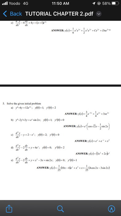 c) dx2dy−4dxdy+4y=(x+1)k2x ANSWER: | Chegg.com