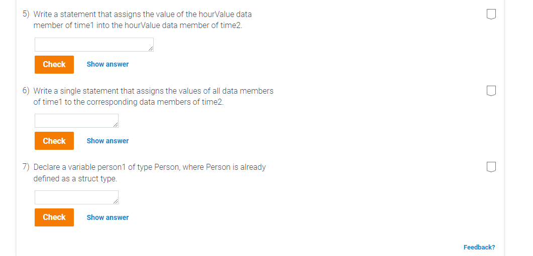 Solved 5) Write a statement that assigns the value of the | Chegg.com