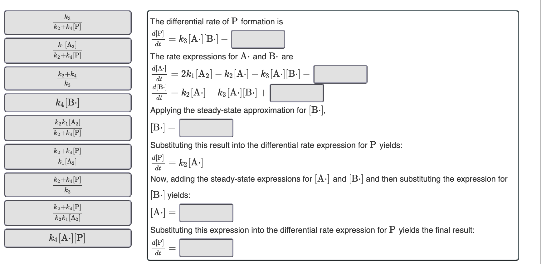 Solved Determine the predicted rate law expression for the | Chegg.com