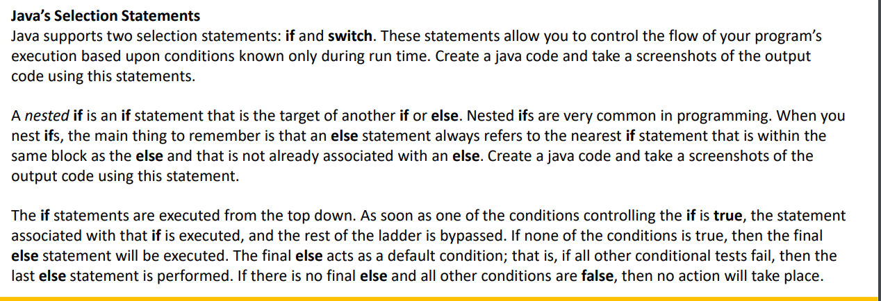 Solved Read the picture below and create a simple java code | Chegg.com