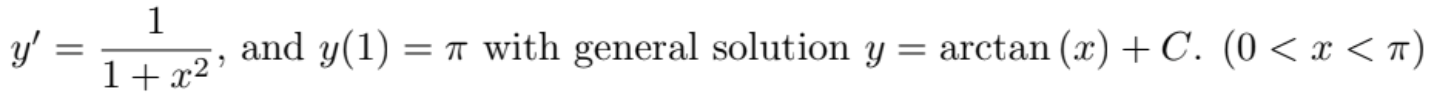 Solved Differential Equations: Solution to ODE's For the | Chegg.com