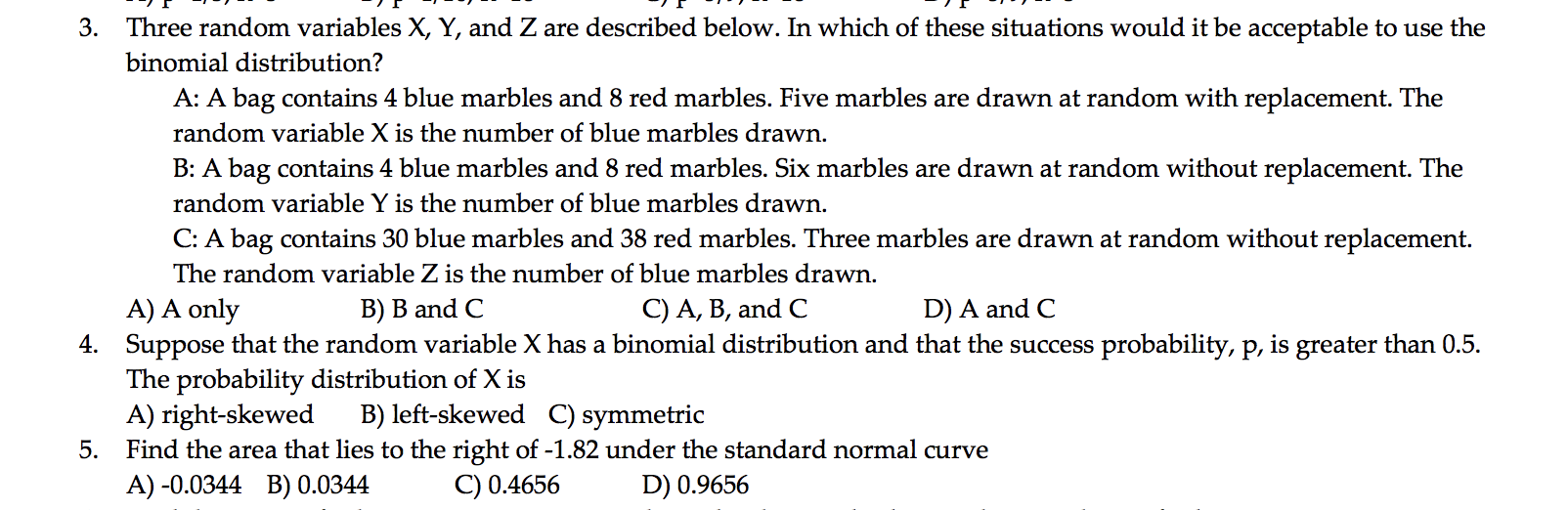 Solved - - 3. Three random variables X, Y, and Z are | Chegg.com