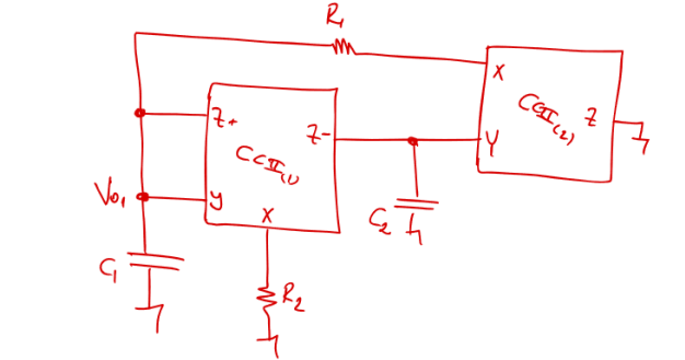 Solved The oscillator circuit belowa) Find the | Chegg.com