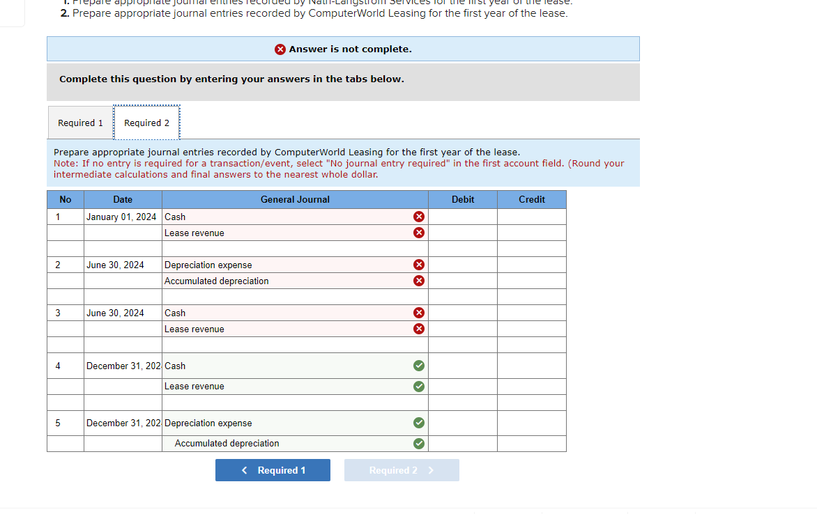 Solved On January 1, 2024, Nath-Langstrom Services, | Chegg.com