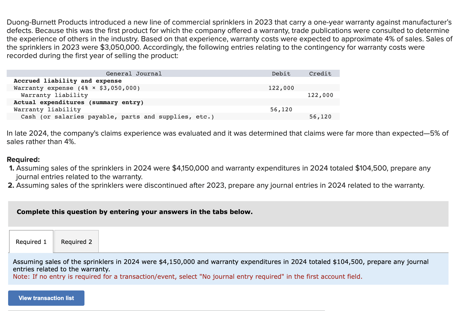 Solved Duong-Burnett Products introduced a new line of | Chegg.com
