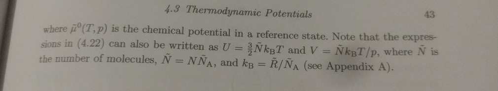 The fundamental entropy equation for a one-component, | Chegg.com