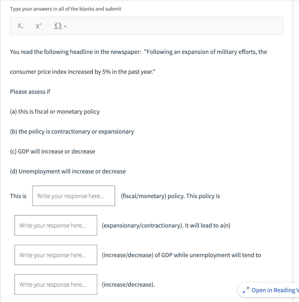 Solved Type your answers in all of the blanks and submit | Chegg.com