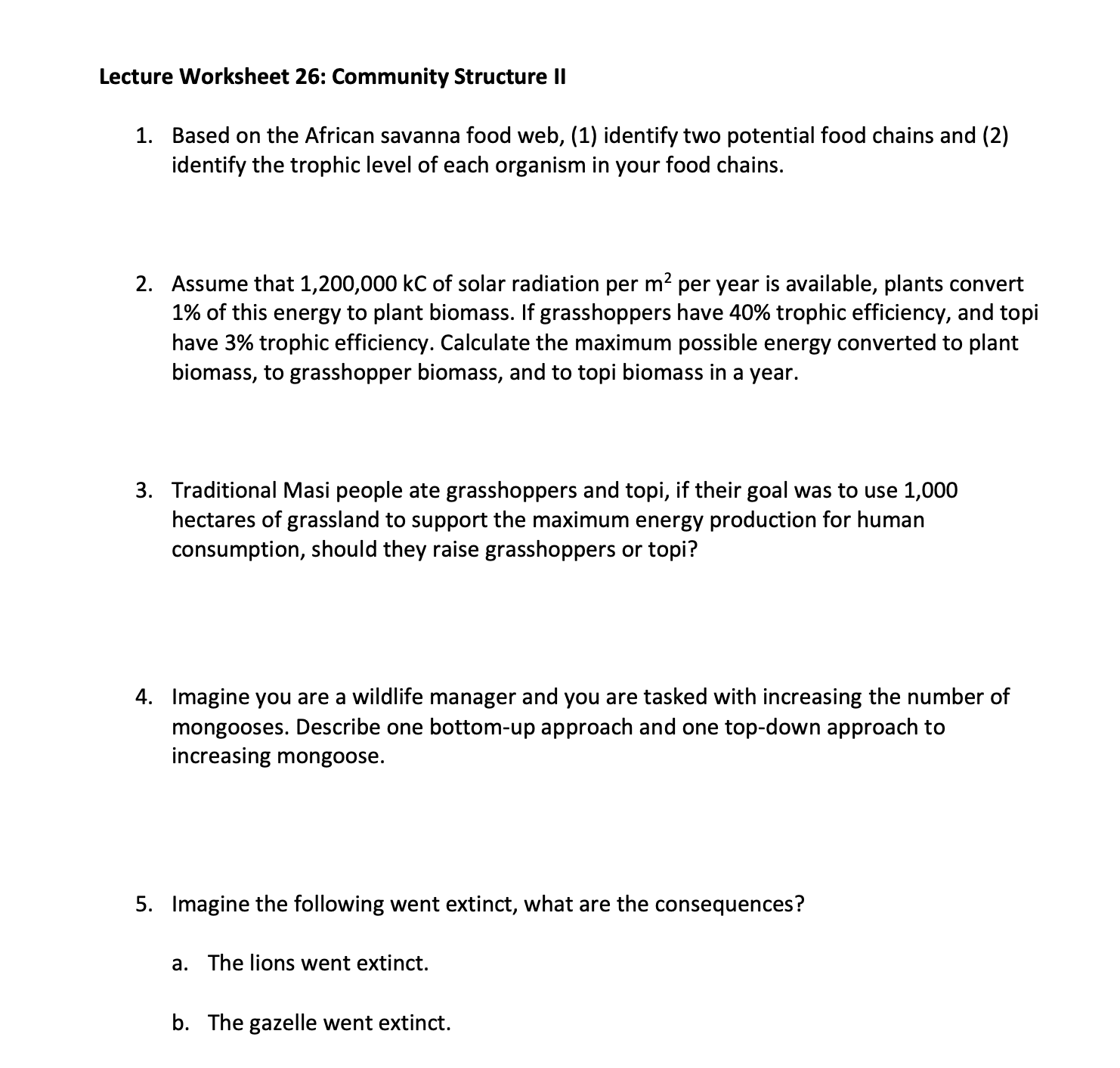 Solved ecture Worksheet 26: Community Structure II 1. Based | Chegg.com Solved ecture Worksheet 26: Community Structure II 1. Based | Chegg.com