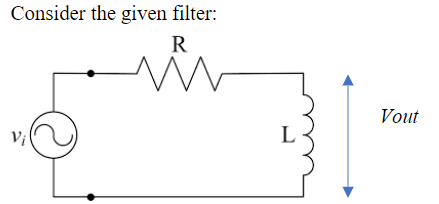 Solved a) Find the transfer function H(jw)= 𝑽𝒐𝒖𝒕 𝑽𝒊𝒏 | Chegg.com