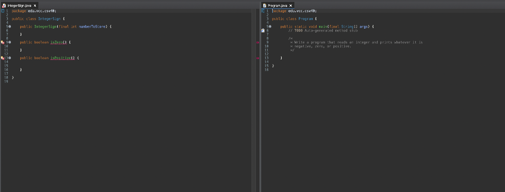 Solved Integers17-.Java package edu.vcc.csv18; public class | Chegg.com