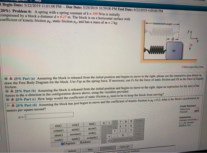 Solved Begin Date: 5/22/2019 11:01:00 PM -Due Date: | Chegg.com