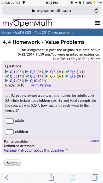 Prealgebra Archive | November 20, 2017 | Chegg.com