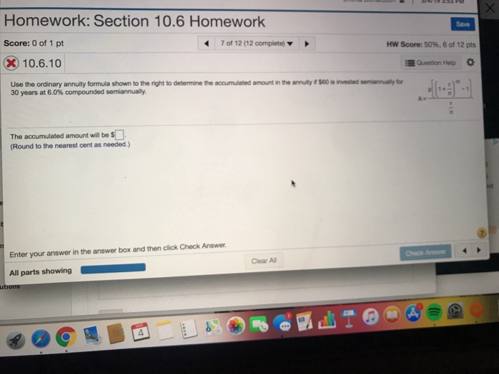 Solved Homework Section 10 6 Homework Save Score 0 Of 1 Pt