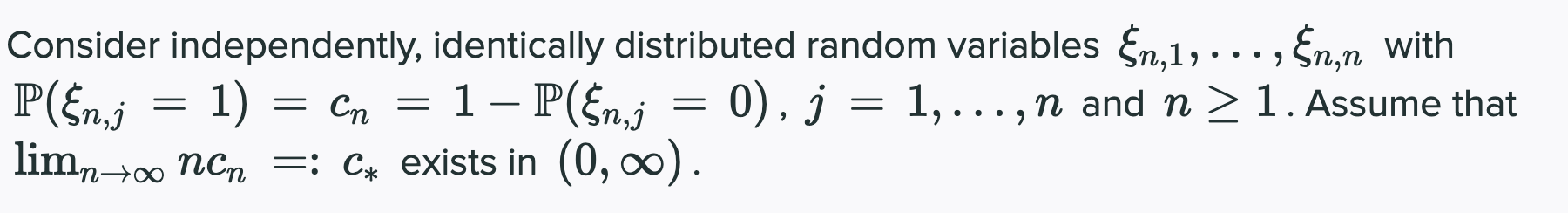 Solved Consider independently, identically distributed | Chegg.com