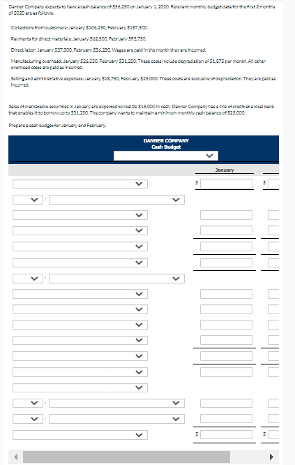Solved Derner Company costs to have a chance of 556.250 on | Chegg.com