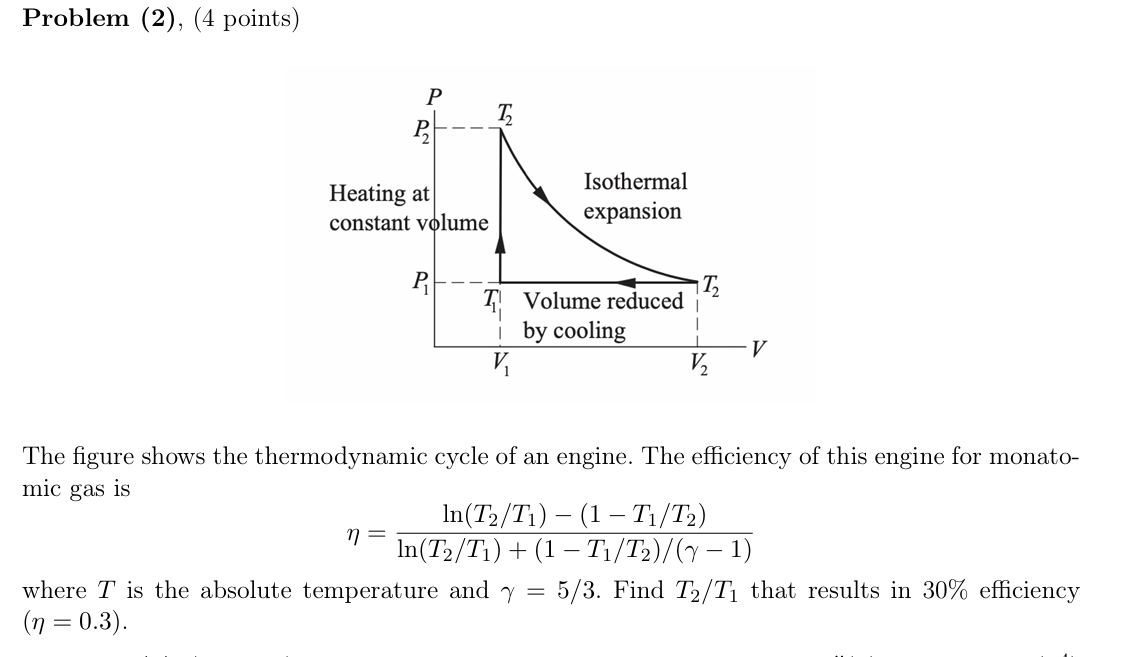 Solved Problem (2), (4 ﻿points)The figure shows the | Chegg.com