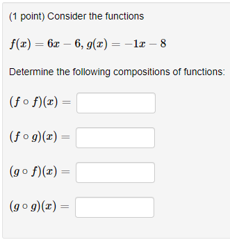 Solved (1 point) Consider the function f:N + N given | Chegg.com
