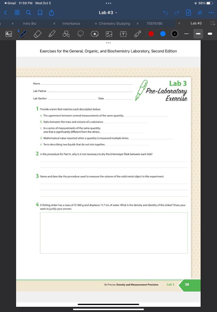 Exercises for the General, Organic, and Biochemistry | Chegg.com