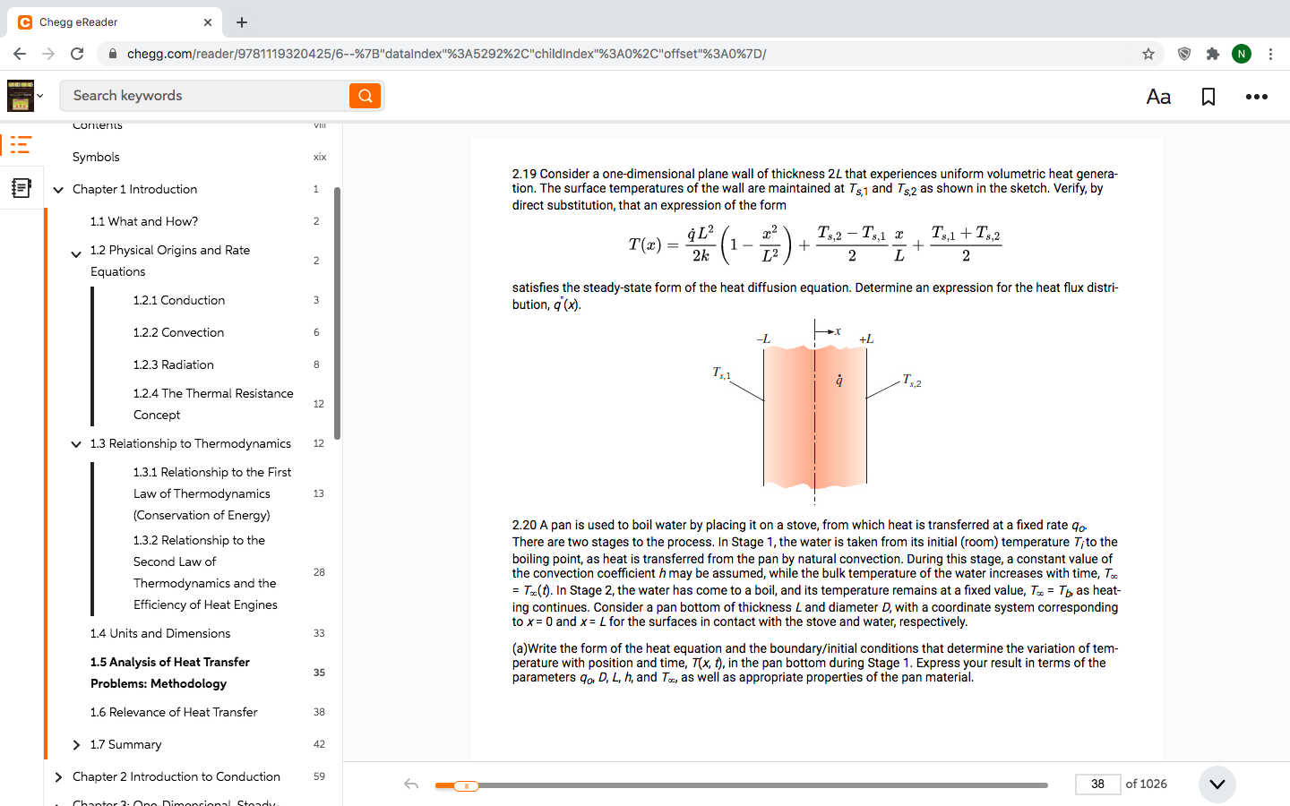 Solved C Chegg eReader х + | Chegg.com