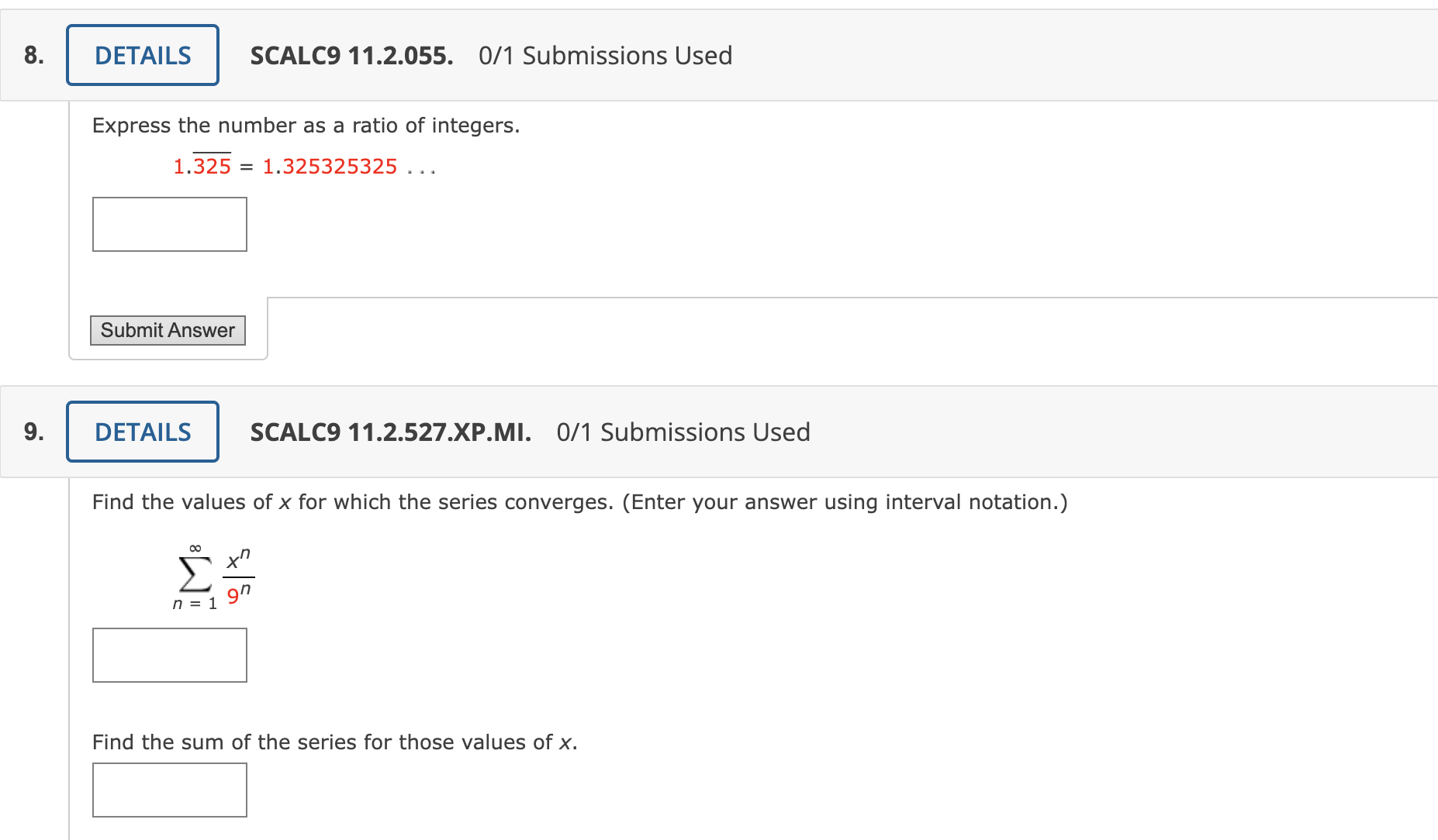 Solved Express the number as a ratio of integers & Find the | Chegg.com
