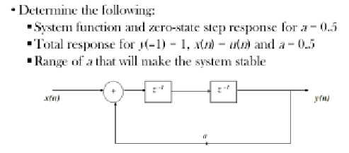 Solved - Determine the following: - System function and | Chegg.com