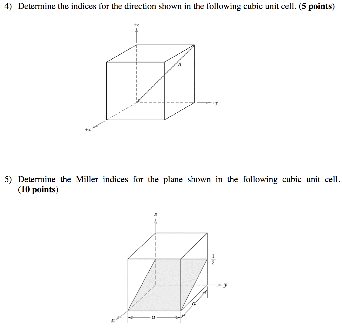 Solved 6) Determine the expected diffraction angle for the | Chegg.com