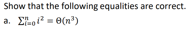 Solved Show that the following equalities are correct. a. | Chegg.com