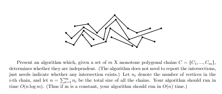 Question 2: A polygonal chain in the plane is a | Chegg.com