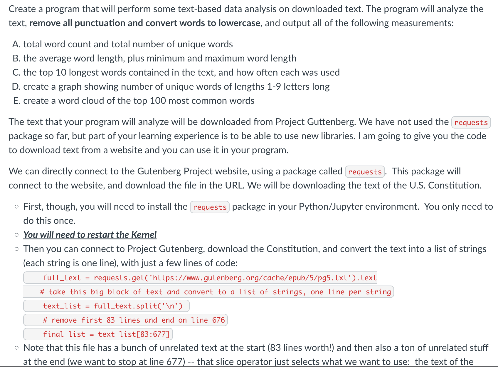 Solved Create A Program That Will Perform Some Text Based 