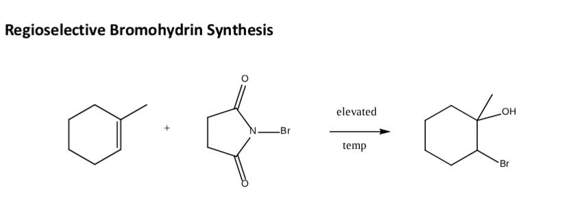 Solved Regioselective Bromohydrin Synthesis elevated ОН o.qt | Chegg.com