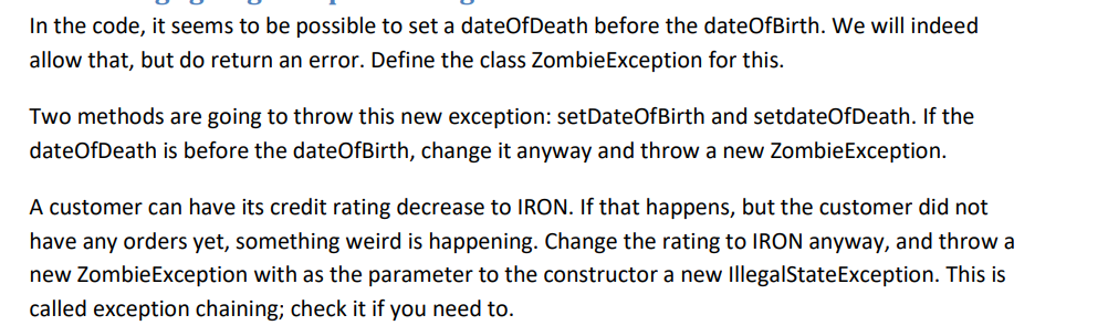 Solved Only Java code please. Info: Customer is a class and | Chegg.com