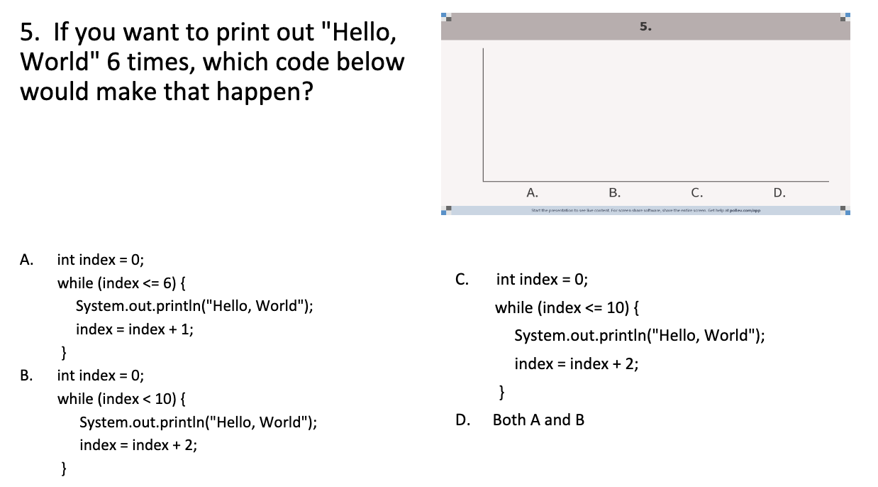 Solved 1. A while loop executes the body of the loop as long | Chegg.com