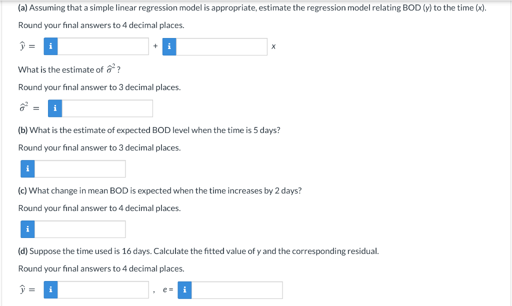 Solved Minitab output resulting from fitting a simple linear | Chegg.com