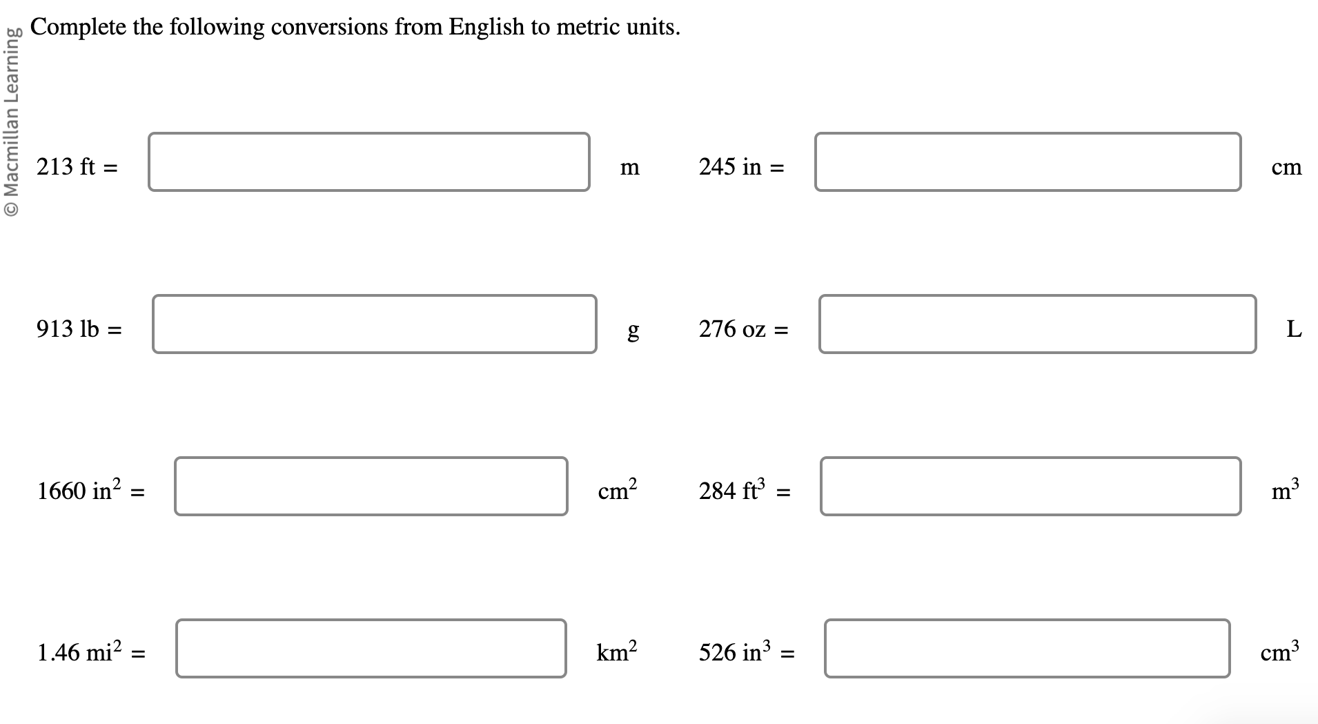 Solved Complete the following conversions from English to | Chegg.com