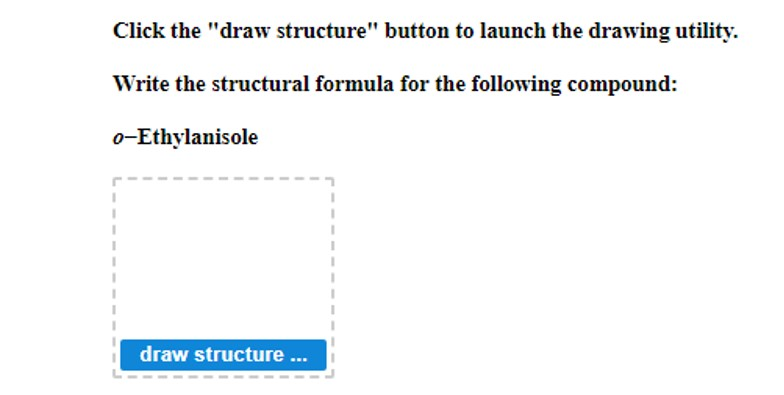 Solved Click the "draw structure" button to launch the | Chegg.com