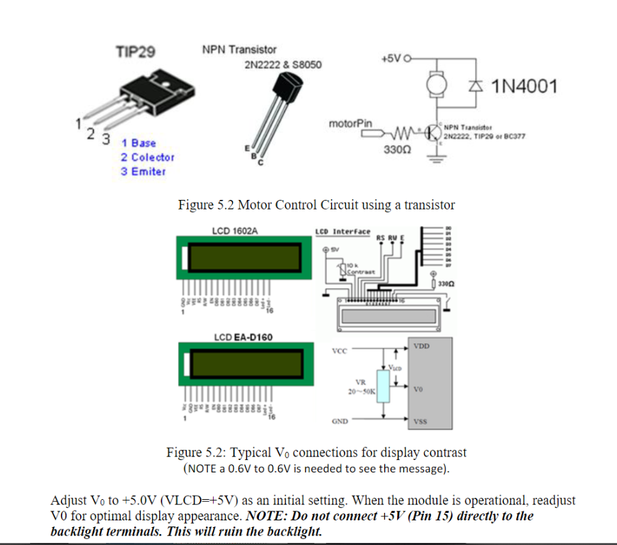 Solved Attach A Dc Motor To The Collector Of The Transistor