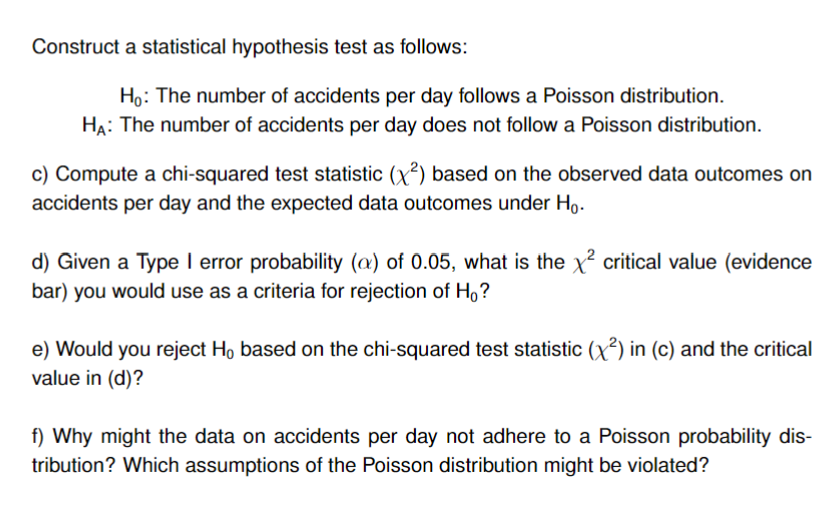 Construct a statistical hypothesis test as follows: | Chegg.com