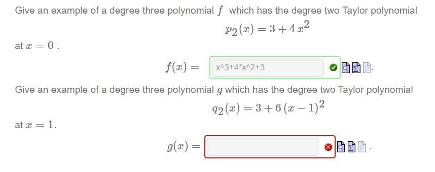 Solved Give an example of a degree three polynomial f which | Chegg.com