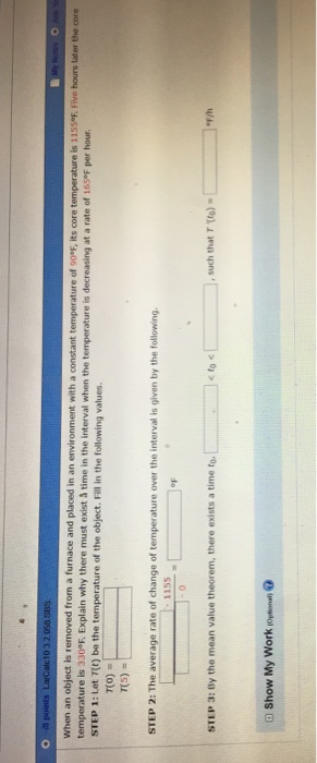 Solved When an object is removed from a furnace and placed | Chegg.com